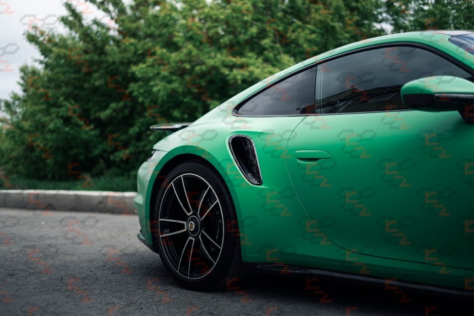 Porsche 911 992 Turbo S GT3 RS Side Air Intake Scoops Forged Carbon ...