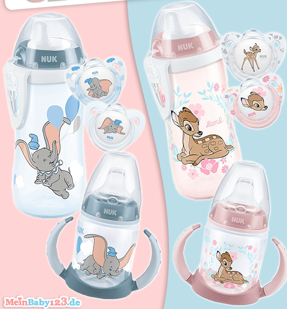 NUK GENUINE DISNEY BAMBI DUMBO Mater Nemo Smurfette Dory Soother ...