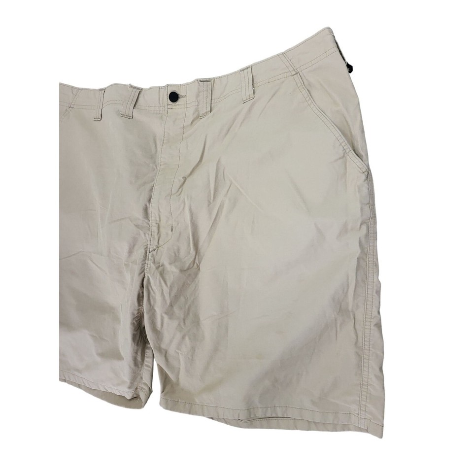 Wrangler Outdoor Shorts 48 Mens Tan High Rise Pockets Light Weight ...