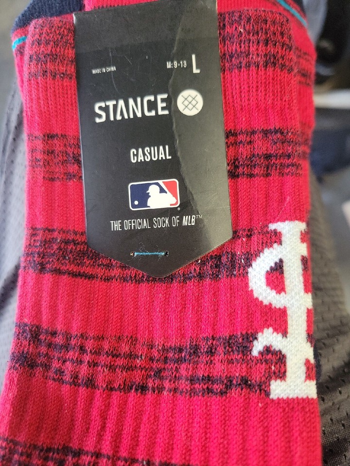 MLB St. Louis Cardinals Large (9-13) Crew Height Socks By Stance | eBay