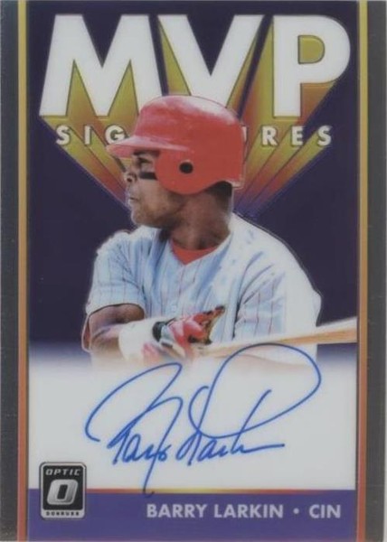 2019 Panini Donruss Optic - MVP Signatures #MVP-BL Barry Larkin (AU ...