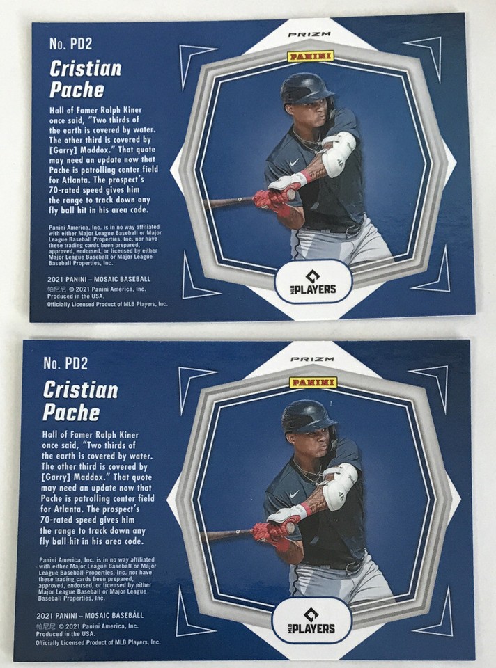 Christian Pache 2021 Mosaic Debuts Mosaic And Green #PD2 | eBay