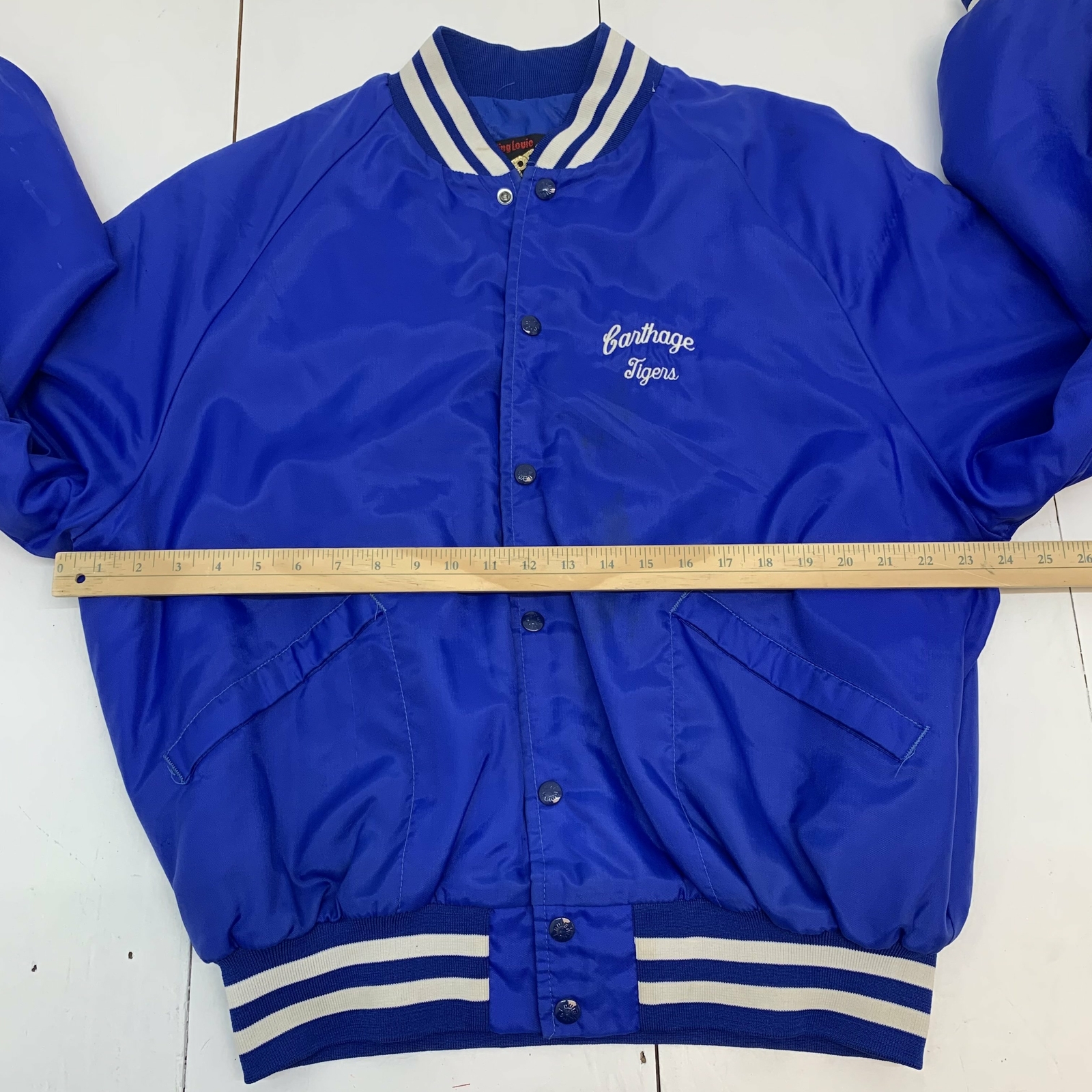 Vintage Pro Fit King Louie Men’s Jacket Size XL Blue … - Gem