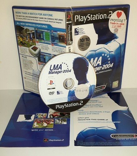 LMA Manager 2004 - Playstation 2 PS2 Play Station Game For Kids | eBay