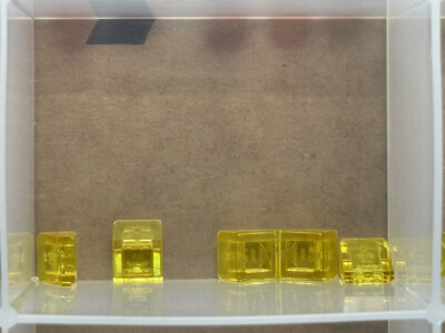 LEGO Parts - Trans-Yellow Slope 30 1 x 1 x 2/3 - No 54200 - QTY 5 | eBay