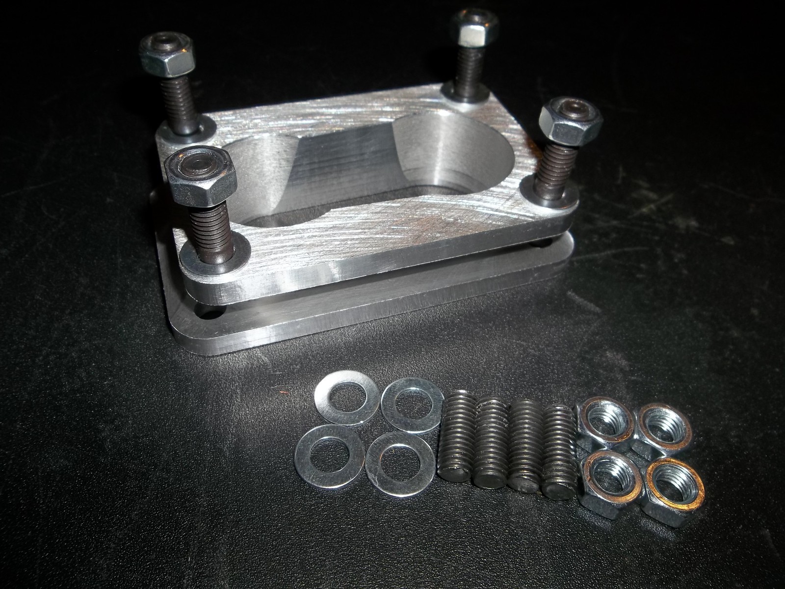 42mm Weber DCNF adapter spacer to mount to DGV manifod - 1" thick | eBay