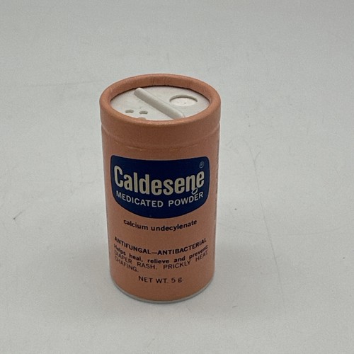VINTAGE SAMPLE MALTBIE CALDESENE MEDICATED POWDER ADVERTISING TIN EMPTY ...