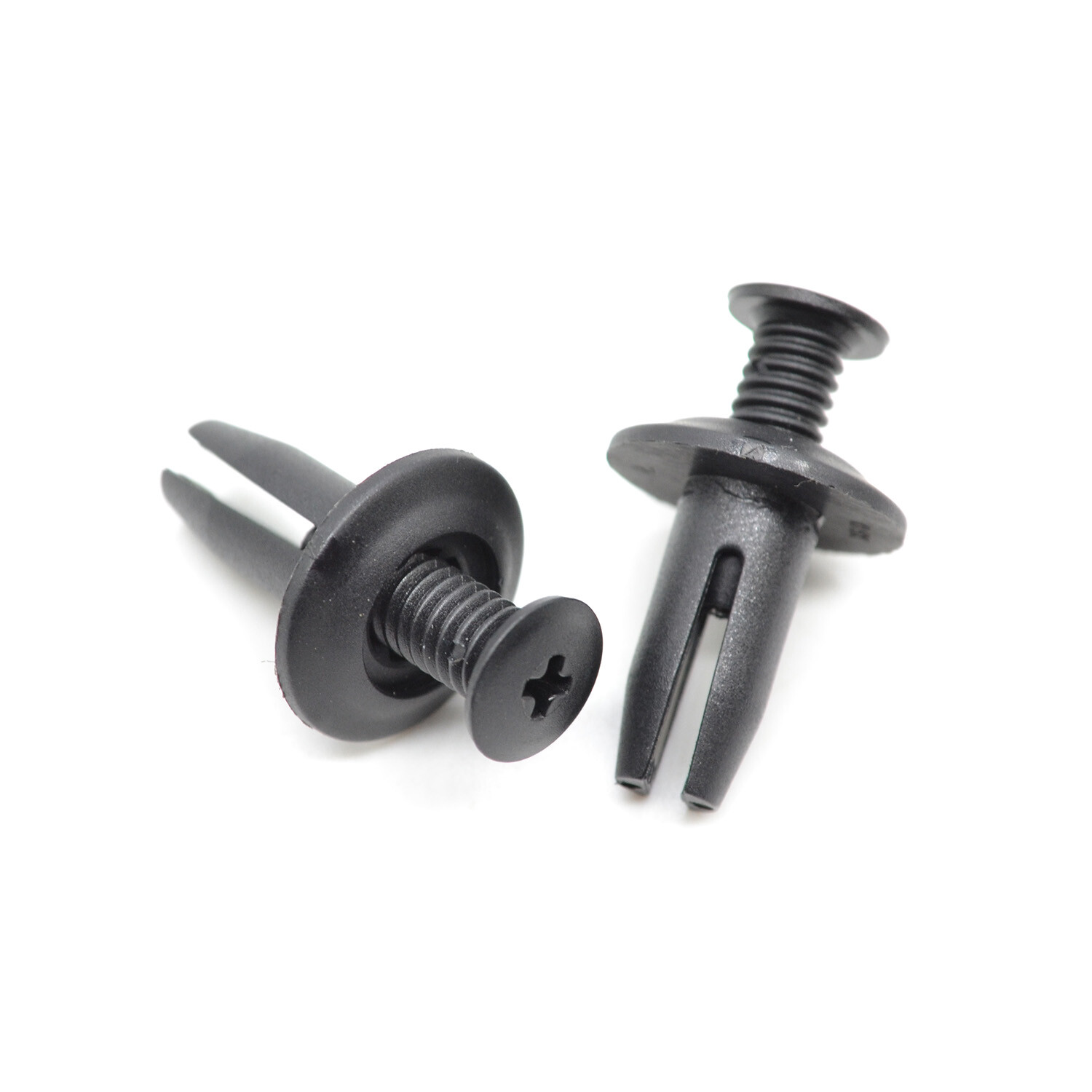 10pcs Black Nylon Bumper Screw Retainer Clip Fastener Screws For Ford ...