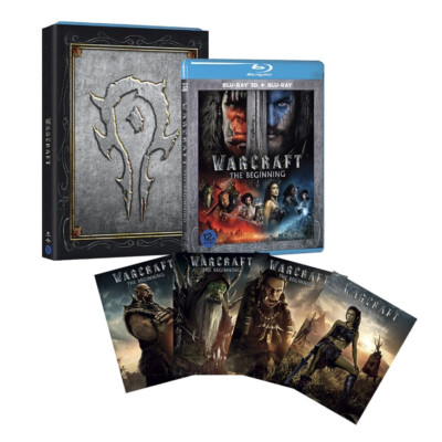 [USED] Warcraft BLU-RAY 2D & 3D w/ Slipcover & Cards - Horde Version ...