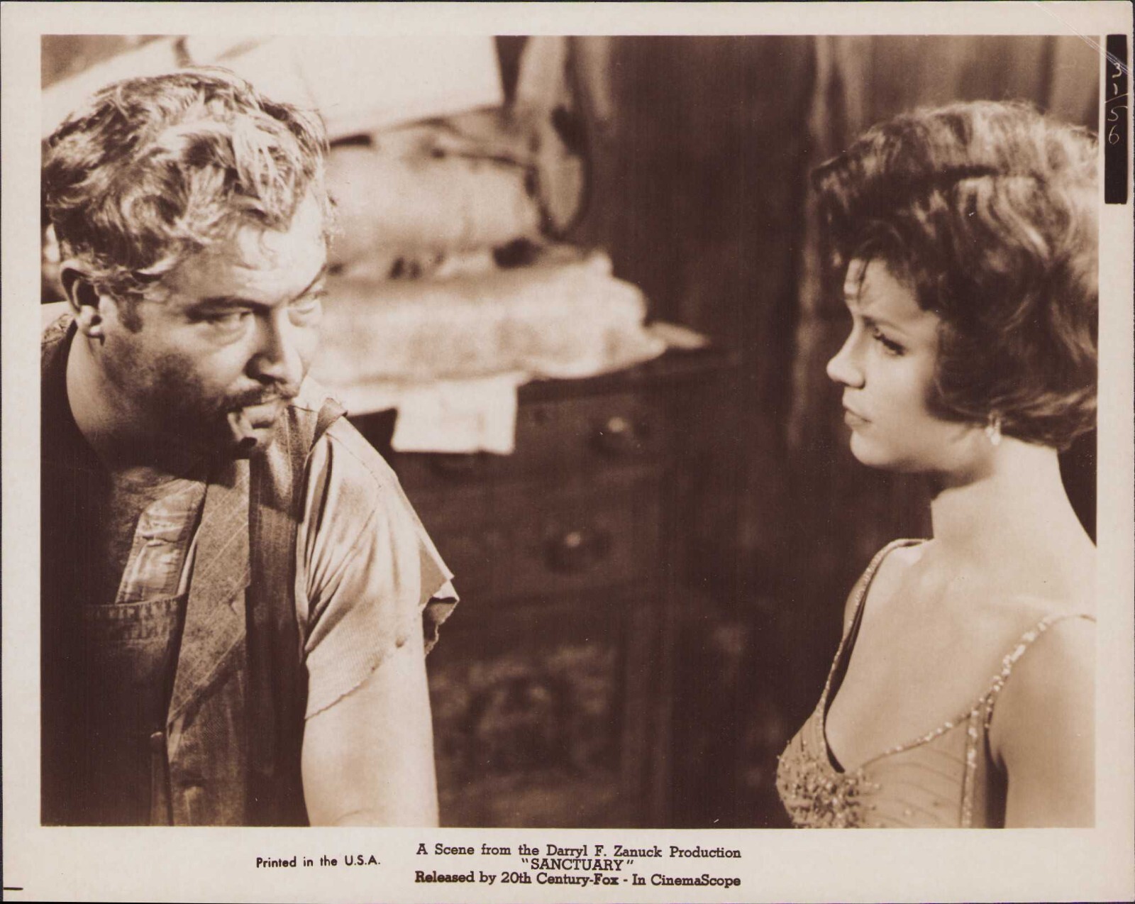 8x10 Vintage Photo Sanctuary (1961 film) Lee Remick Yves Montand | eBay