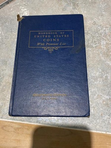 1961 Blue Book 18th Edition Handbook of United States Coins R.S. Yeoman ...