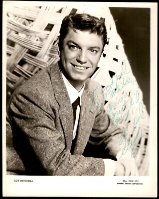 Guy Mitchell Signed Photo 8x10 Auto Autograph (no COA) | eBay