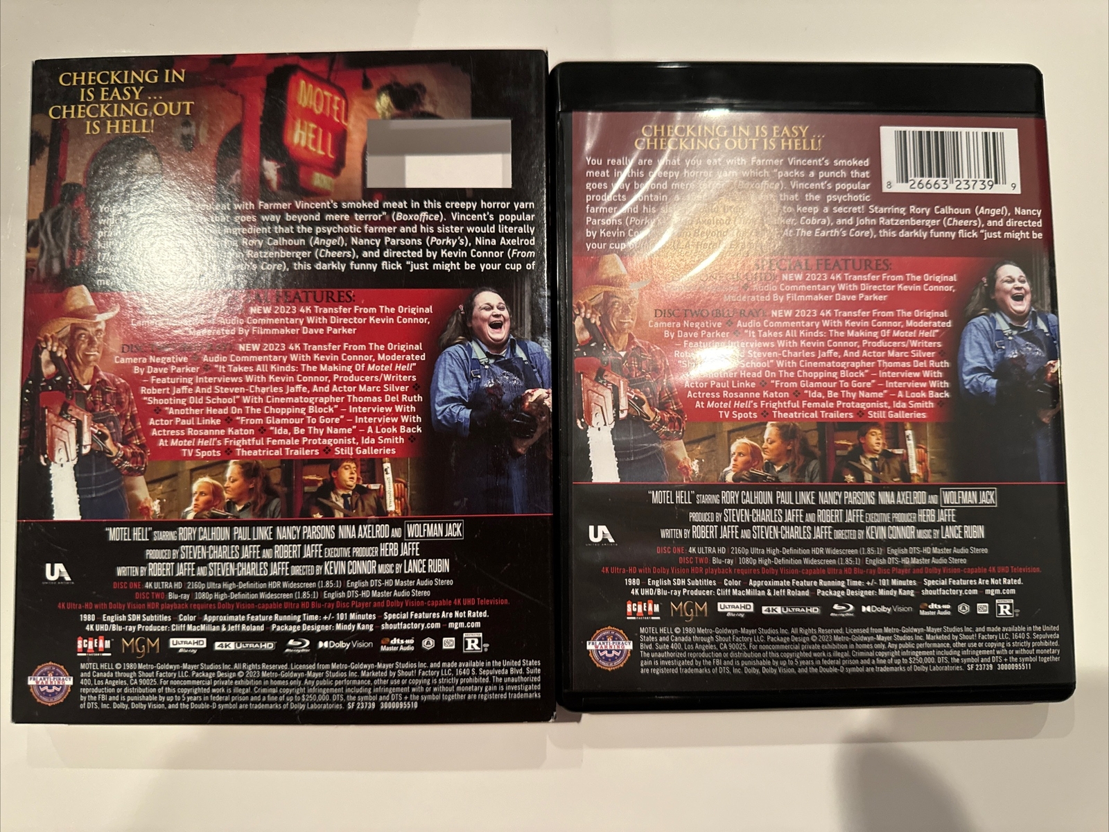 Motel Hell (4K Ultra HD, 1980) Shout Scream Factory With Slipcover ...