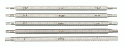 Wiha 28474 5 Piece Drive-Loc VI Hex Blade Set | eBay