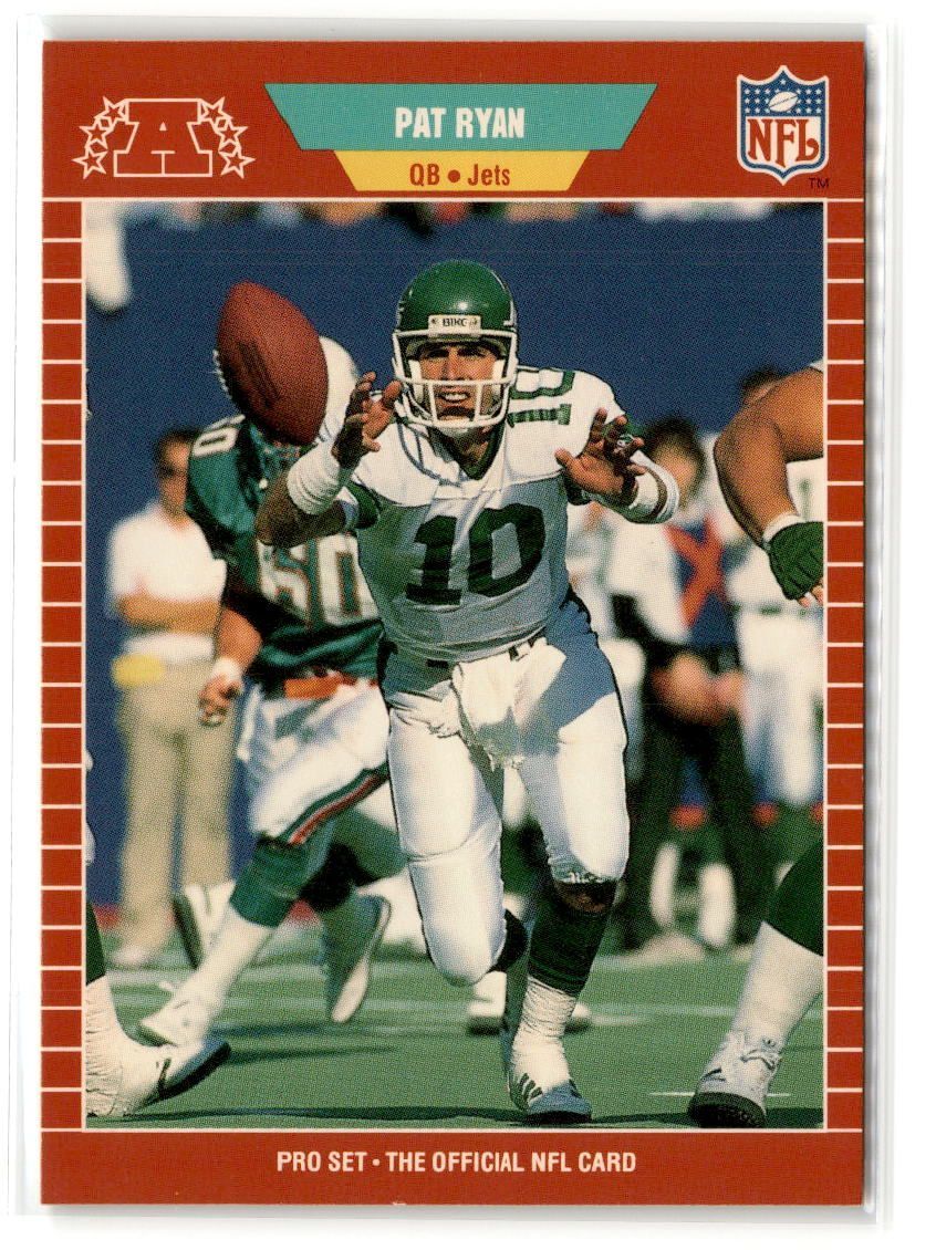 1989 Pro Set FOOTBALL #306 Pat Ryan New York Jets | eBay