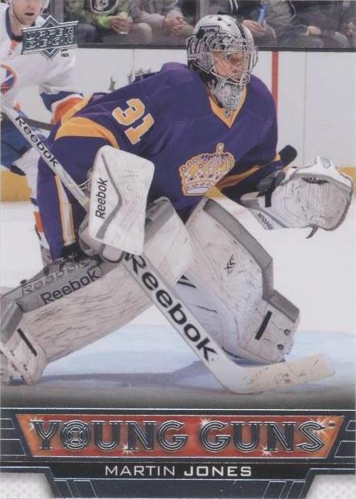 2013-14 Upper Deck - Young Guns Martin Jones #485 (RC) for sale online ...