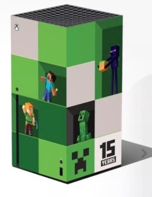 Minecraft Xbox Series X Console Wrap - BRAND NEW - Authentic Original ...