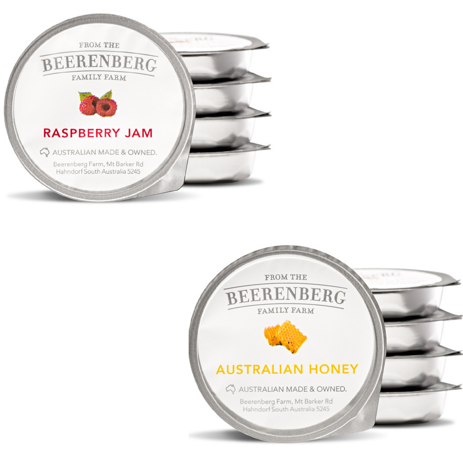 BULK LOT 240 x Beerenberg Mixed Jams Honey, Raspberry 14G | Bnb ...