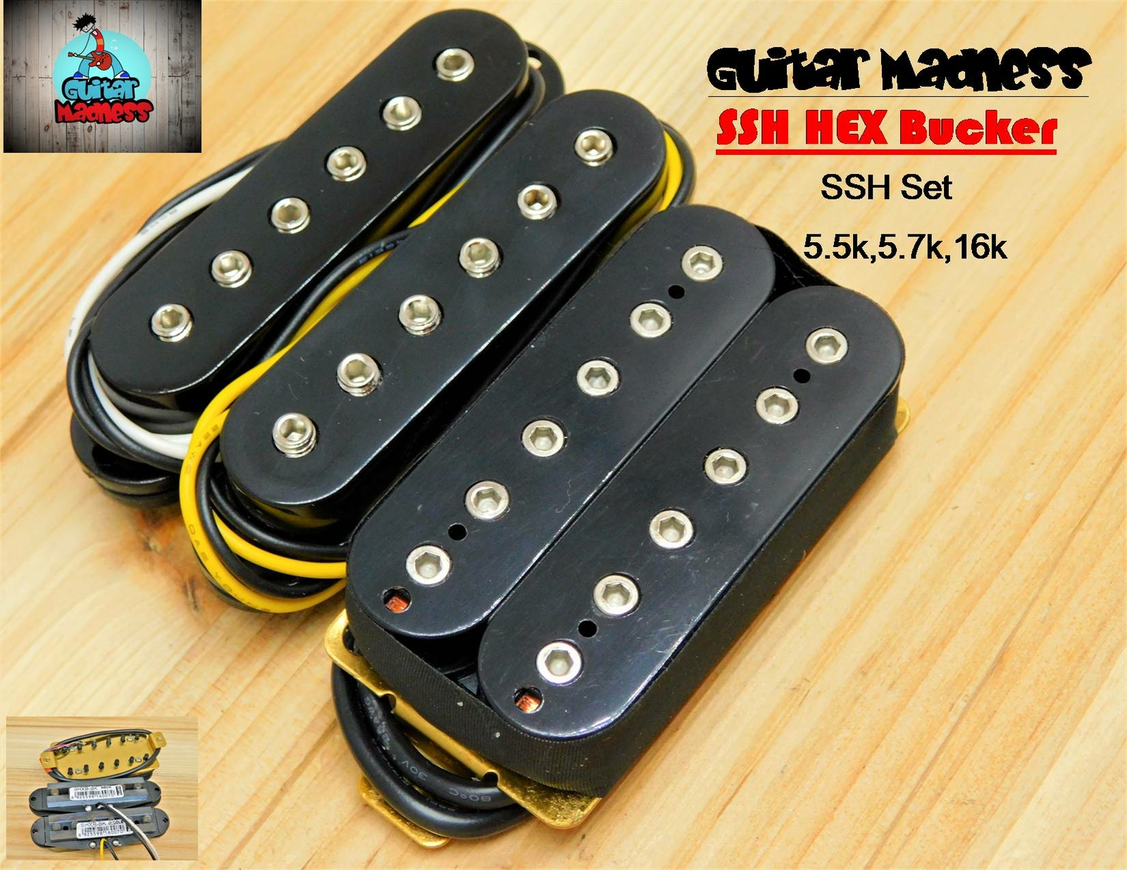 G.M. Hex Pole HSS Set, Black with Chrome Fully Adjustable Poles | eBay