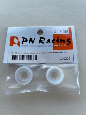 PN Racing Mini-Z Racer Machine Cut Delrin Rear2.3Rim forInterchangeable ...