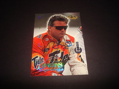 1996 CLASSIC RICKY RUDD NASCAR #153/285 AUTHENTIC VISIONS AUTOGRAPH ...