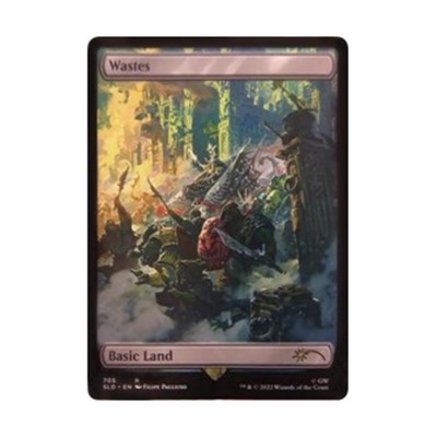 WOTC MtG Magic the Gathering Wastes (705) - Full Art (R) (Foil) NM | eBay