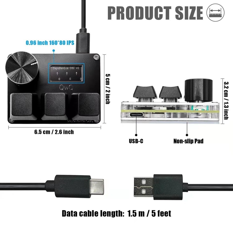 SayoDevice O3C OSU Keyboard Rapid Trigger Hall Switches Magnetic Linear ...