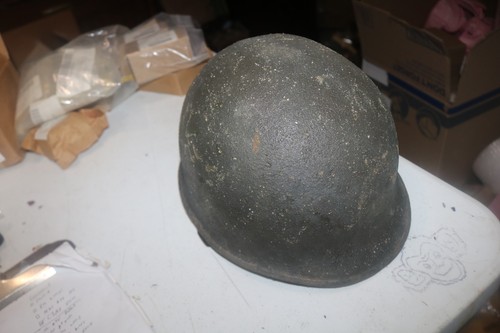 Great shape WWII swivel bale front seam M1 helmet shell | eBay