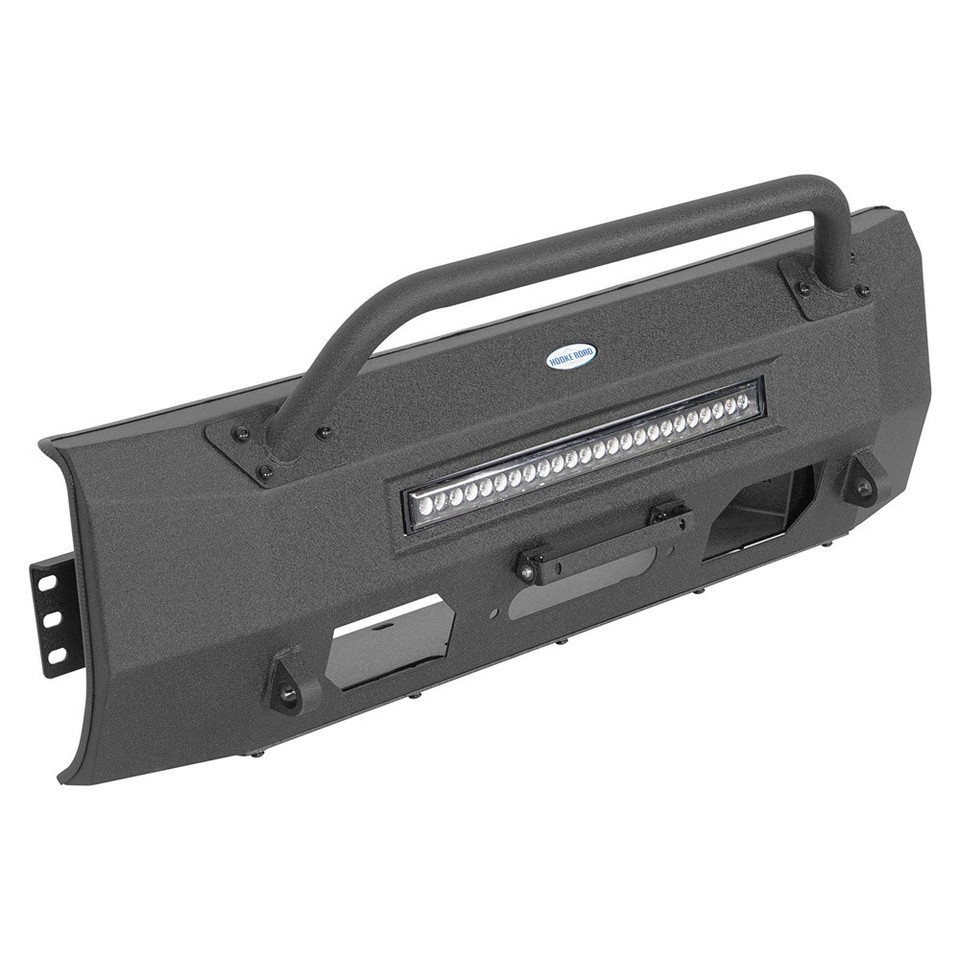 Steel Stubby Front Bumper w/ Winch Plate &Skid Plate Fit 2007-2021 ...