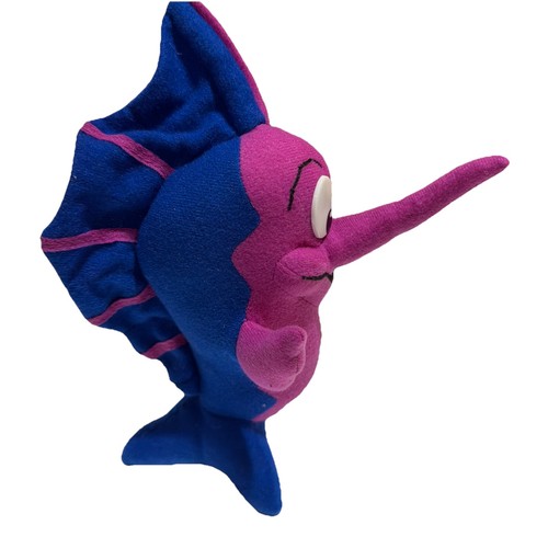 Vtg Marlin Swordfish Plush fish Play by Play blue purple stuffed animal ...