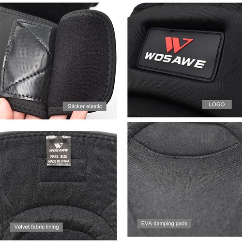 WOSAWE Adults Motorcycle Knee Pads Shin Guards Motocross Protector ...