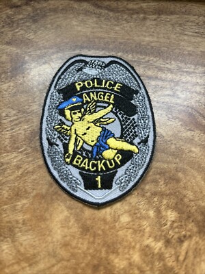 Police Angel Backup Obsolete Patch 3” Embroidered Iron On PD | eBay