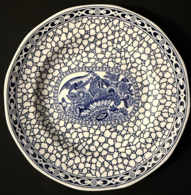 William Adams Blue and White Chinese Bird Bread Plates Set of (4) | eBay