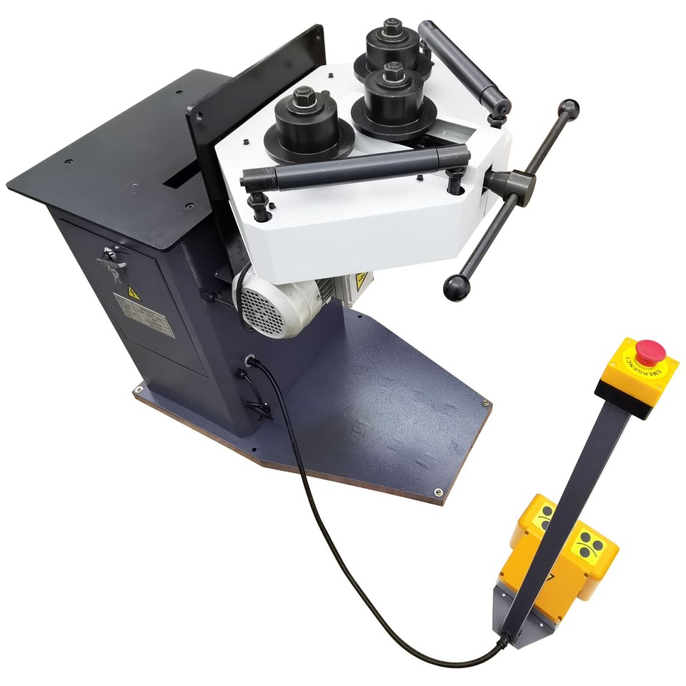 220V Pinch Roll Bender Ring Roller Roll Bender Round Bending Machine ...