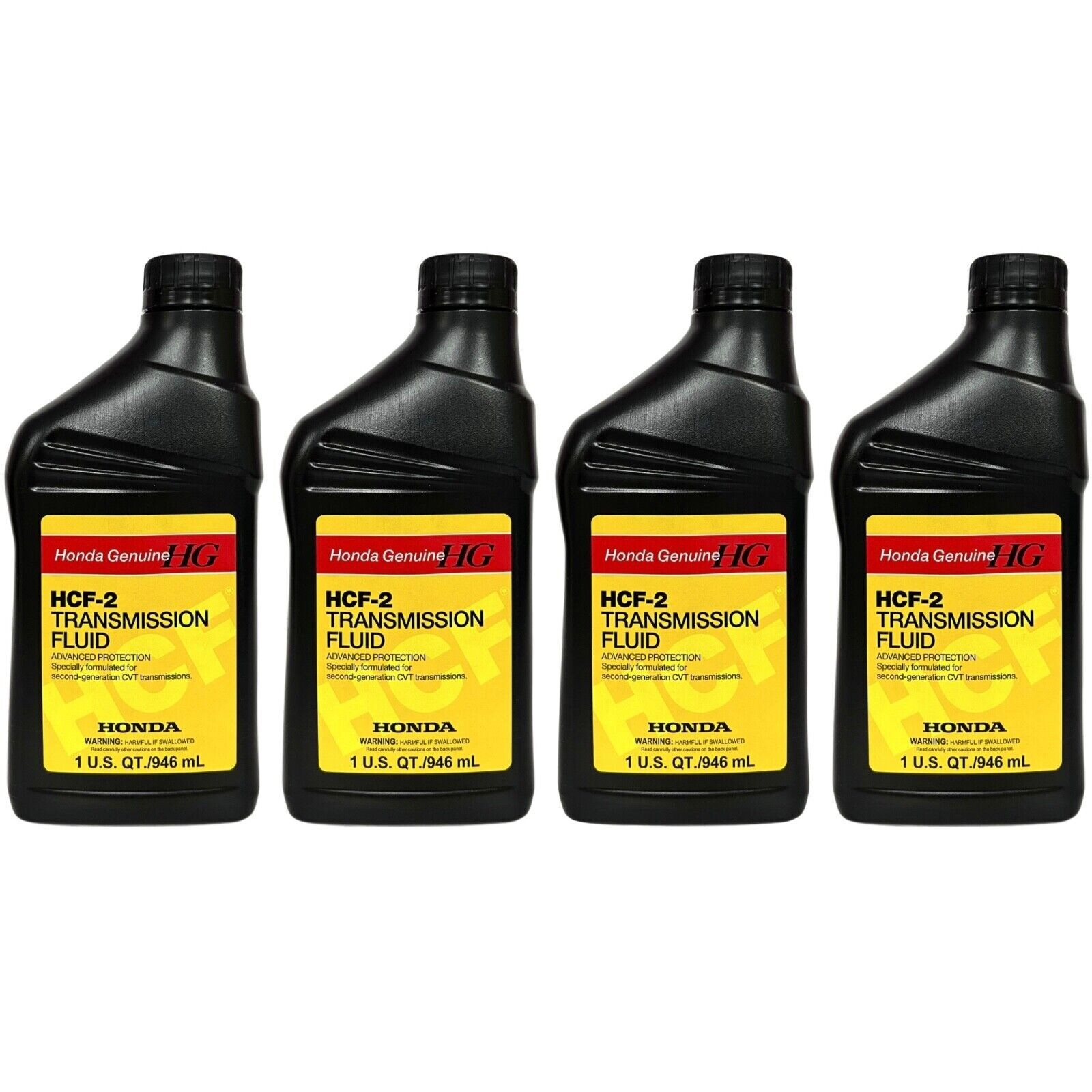 Honda Genuine HCF-2 Transmission Fluid w/ crush washer , 4 Qt FREE ...