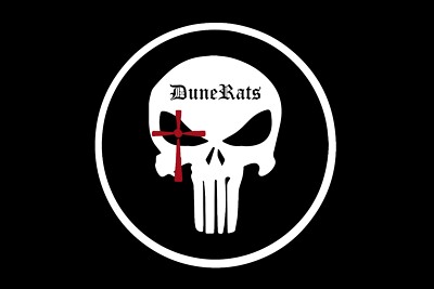 Size 2'x3' Sand Rail ATV UTV RV Home DuneRats® Punisher Crosshairs Whip ...