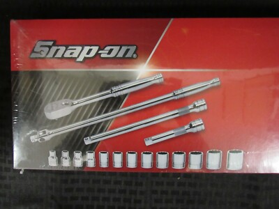 Snap On 17 Piece SAE 1/2" Dr. with 12 Points, General Service Set, New ...