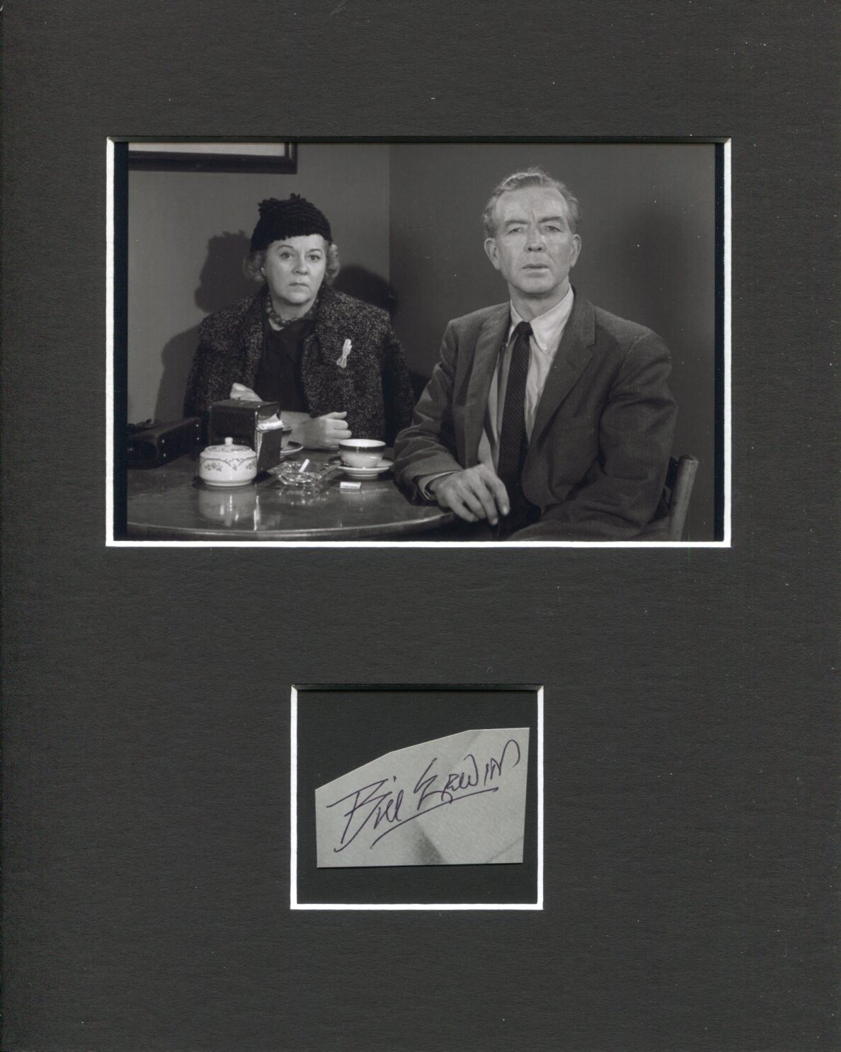 Bill Erwin The Twilight Zone Will Real Martian Signed Autograph Photo Display | eBay