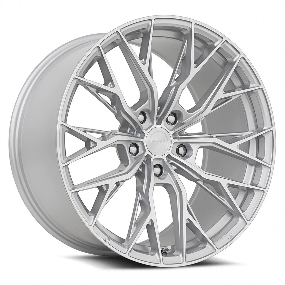 19" 20" MRR GF5 Silver Machine wheels for C8 Corvette Z51 Stingray rims ...