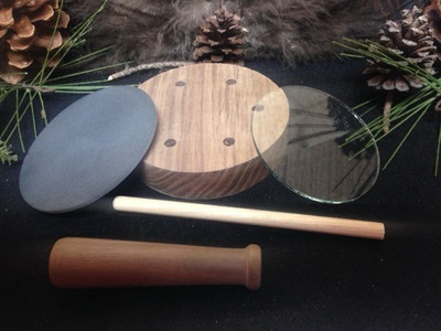 1-Custom Walnut Turkey Call Pot Call Kit Slate over Glass W/ Striker | eBay