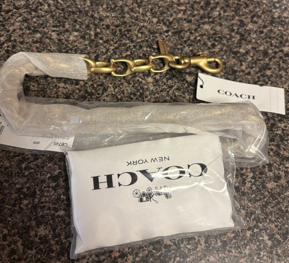 Coach Signature Link Chain Strap | eBay