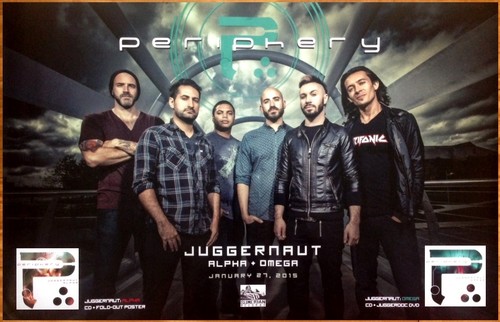 PERIPHERY Alpha + Omega Ltd Ed RARE Tour Poster +BONUS Metal Prog Rock ...