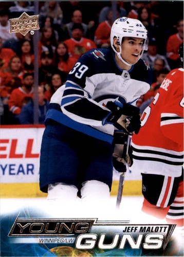 2022-23 Upper Deck #247 Jeff Malott YG RC YOUNG GUNS ROOKIE CARD - NM ...