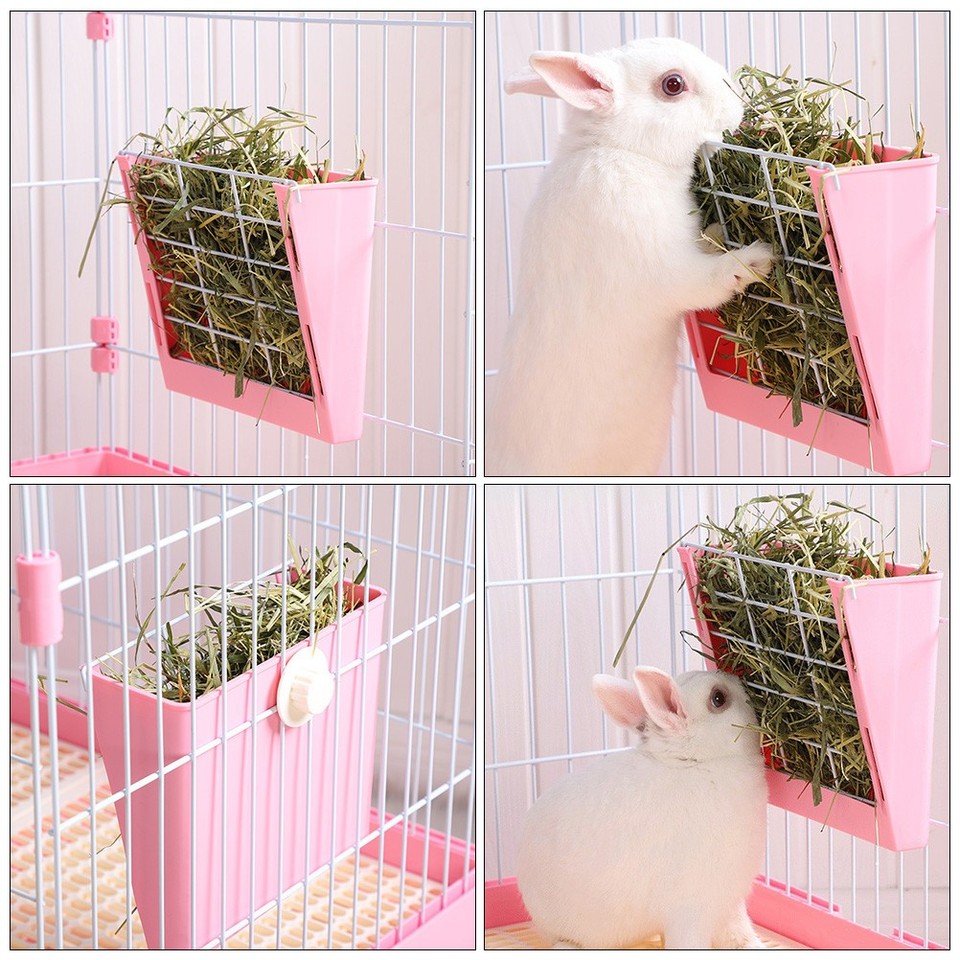 1Pc Rabbit Grass Rack Feeding Rack Food Storage Rack Pet Food Feeder ...