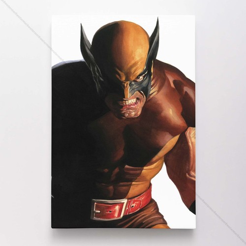 Alex Ross Timeless Wolverine Poster Canvas Marvel Comic Cover Art Print ...