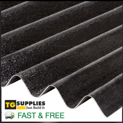 High Impact Opaque Black PVC Corrugated Roofing Sheets Panels ...
