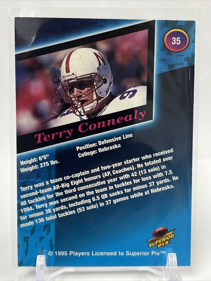 1995 Superior Pix 95 Draft Auto #35 Terry Connealy /6500 | eBay