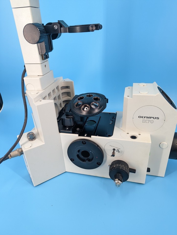 Olympus IX70 IX 70 Inverted Microscope Base with IX-ILL100LH Light IX70 ...