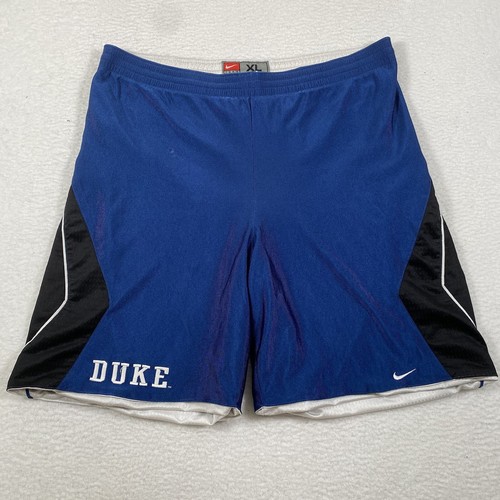Nike Duke Blue Devils Shorts Mens XL Blue White Reversible Dri-Fit ...