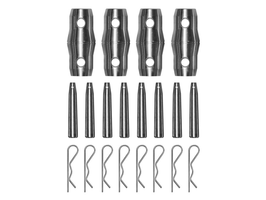 Truss connector conical with pins and R (safety) clips set of 4 | eBay